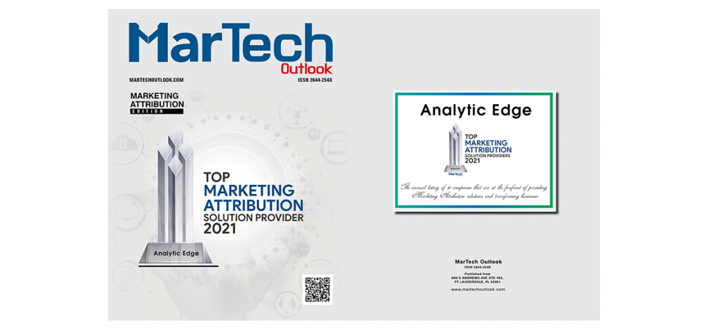 Analytic Edge named among Top 10 Marketing Attribution Solution ... Analytic Edge named among Top 10 Marketing Attribution Solution ...